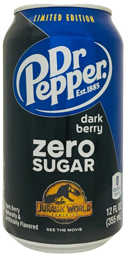 Dr Pepper - Dark Berry Zero Sugar 355ml – candyonlinenl1