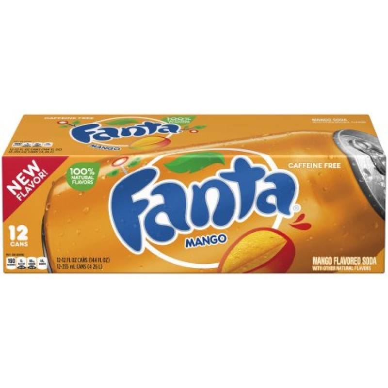 Fanta - Mango 355ml 12 Blikjes – candyonlinenl1