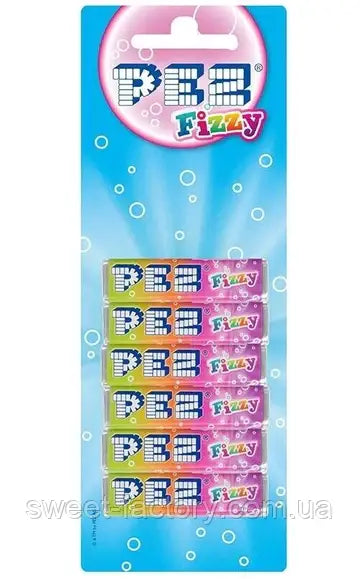 Pez - Fizzy Blister 6-Pack 51 Gram – candyonlinenl1