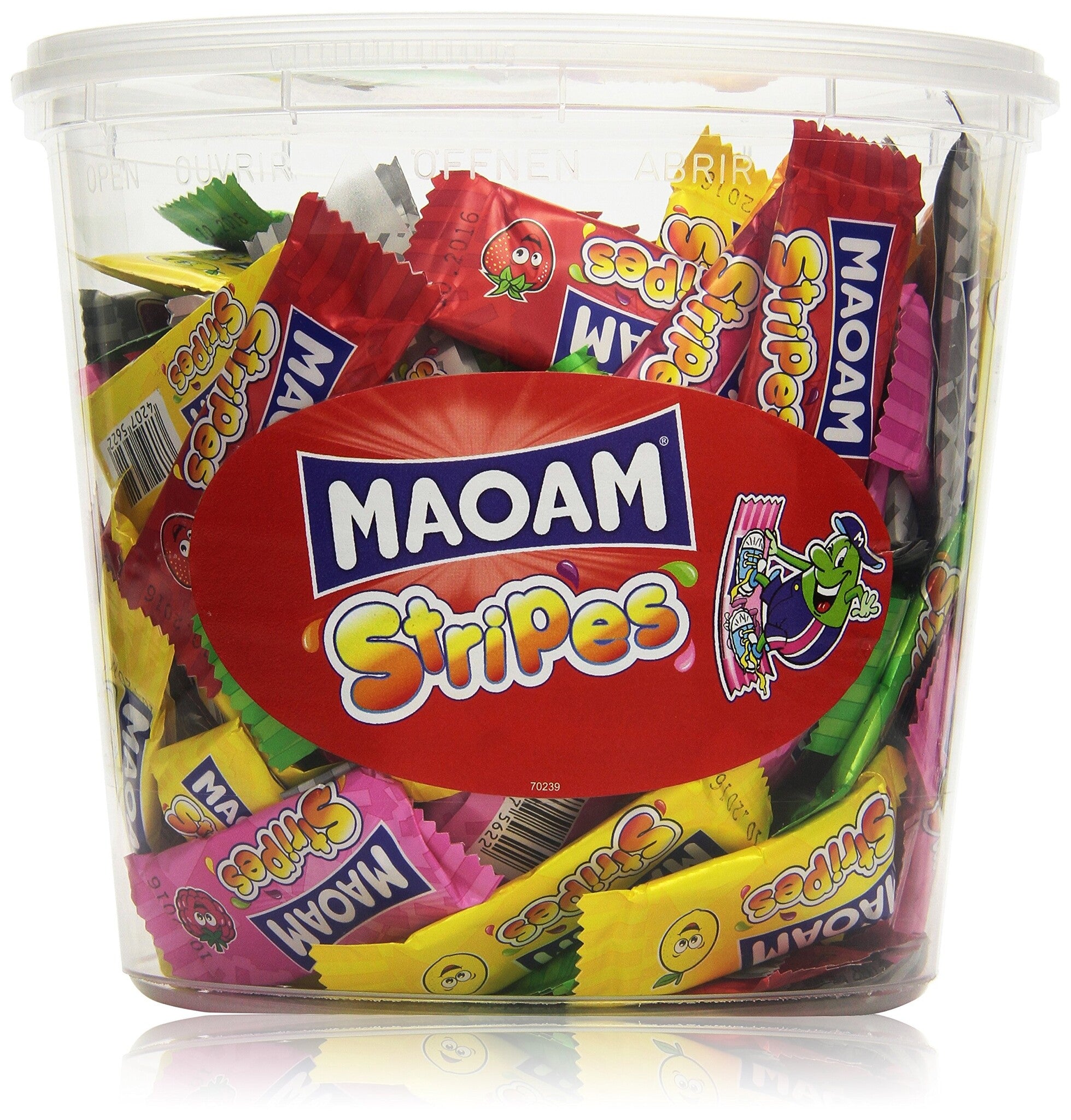Maoam - Stripes 7 Gram 100 Stuks – candyonlinenl1