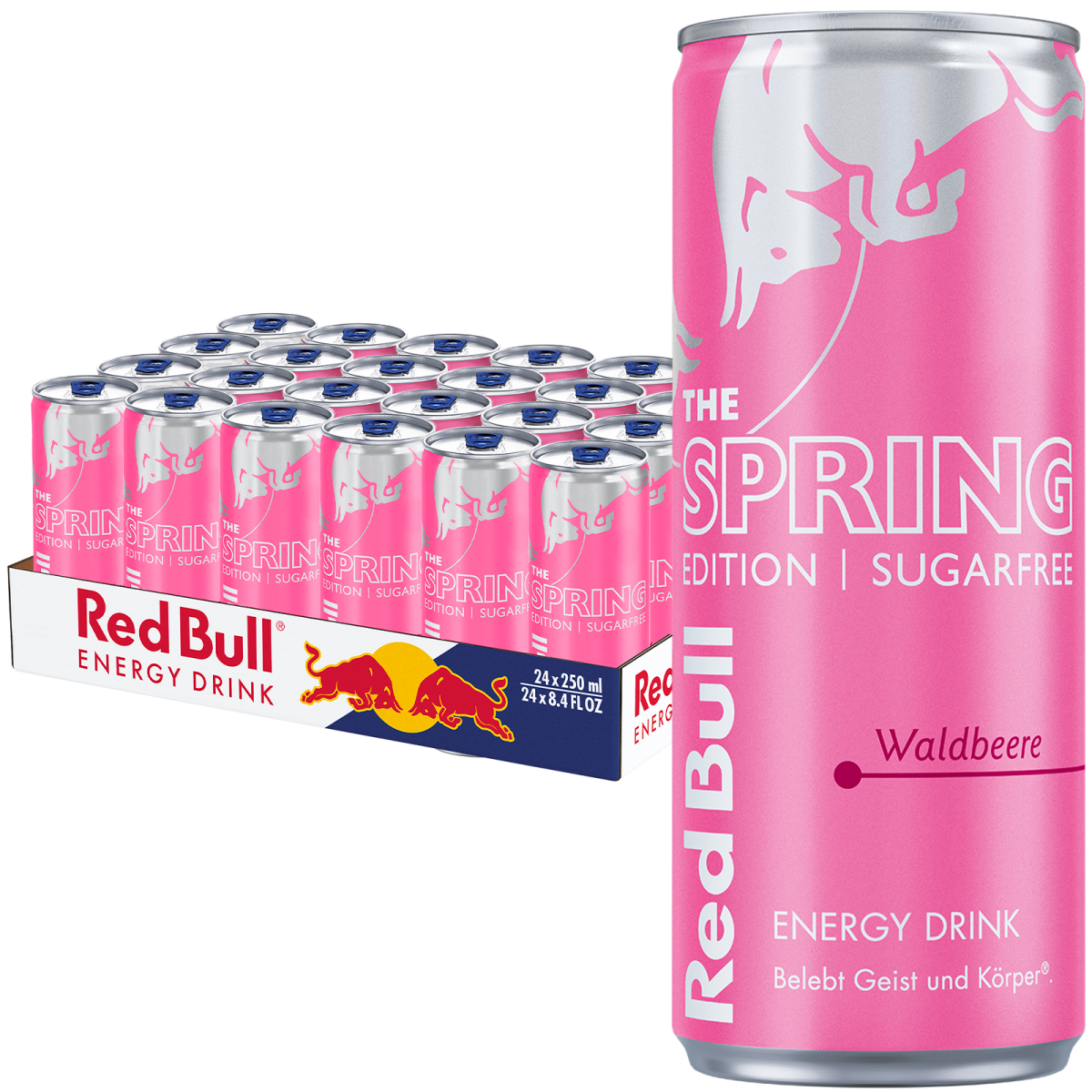Red Bull - The Spring Edition Waldbeere 250ml 24 Blikjes – candyonlinenl1