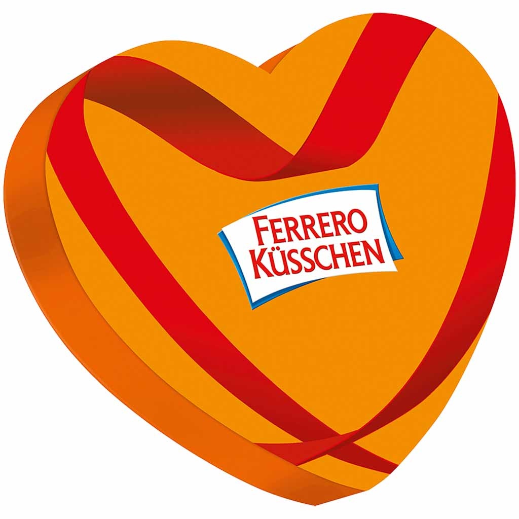 Ferrero - Küsschen Klassik Herz 124 Gram – candyonlinenl1