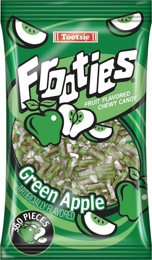 Tootsie - Frooties Green Apple 1100 Gram – candyonlinenl1