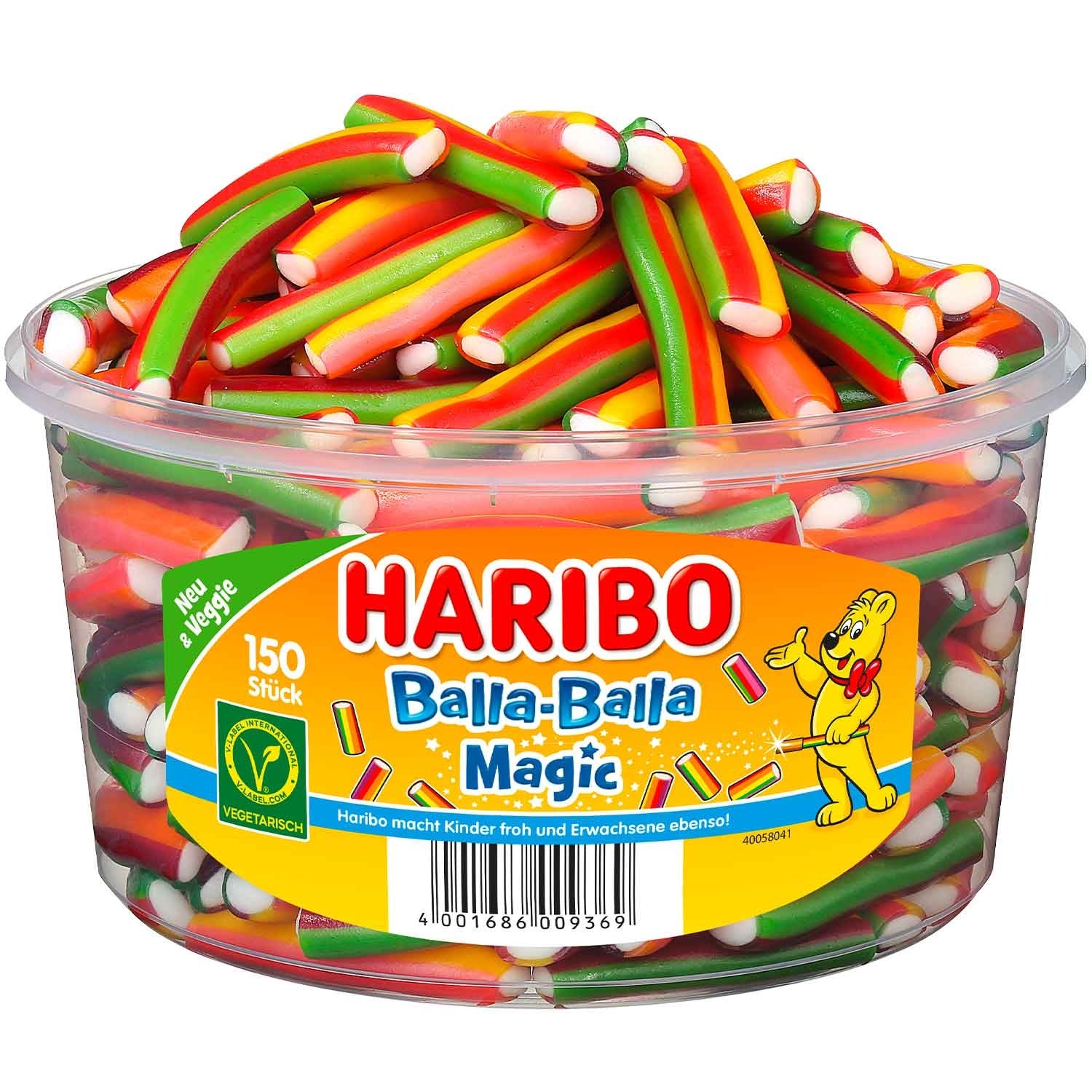 Haribo -Balla Balla Magic 150 Stuks 1200 Gram – CandyOnline