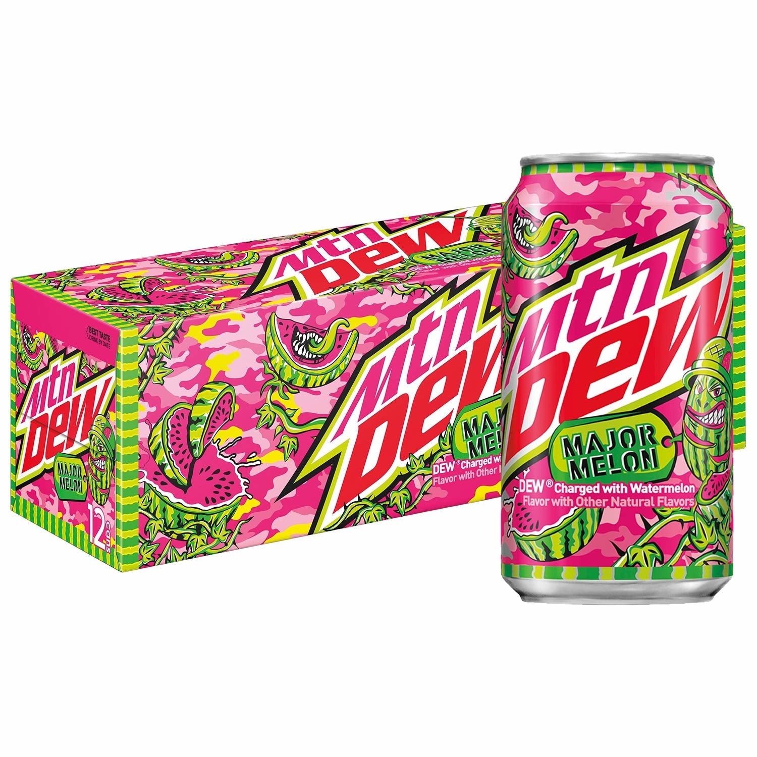 Mountain Dew - Major Melon 355ml 12 Blikjes – candyonlinenl1