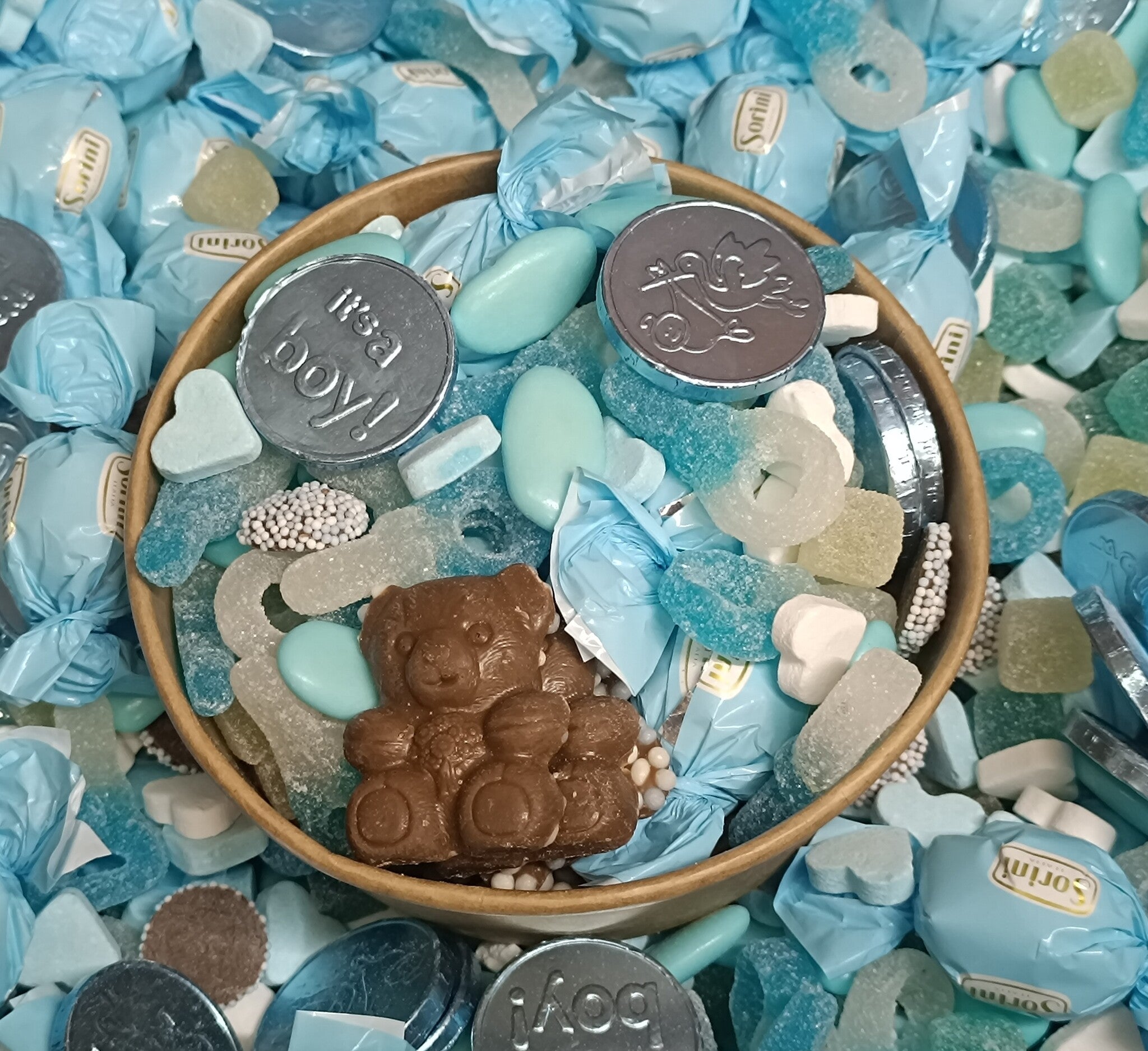 Candy Bowl - Welcome To The World Baby Boy 400 Gram – candyonlinenl1