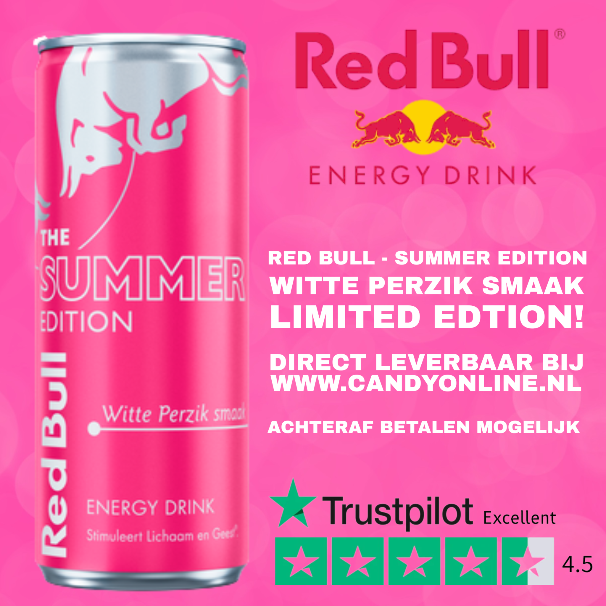 Red Bull - The Summer White Peach 250ml – candyonlinenl1