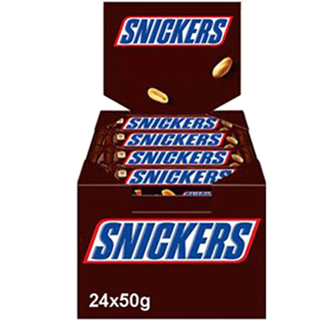Snickers - 50 Gram 24 Stuks – candyonlinenl1