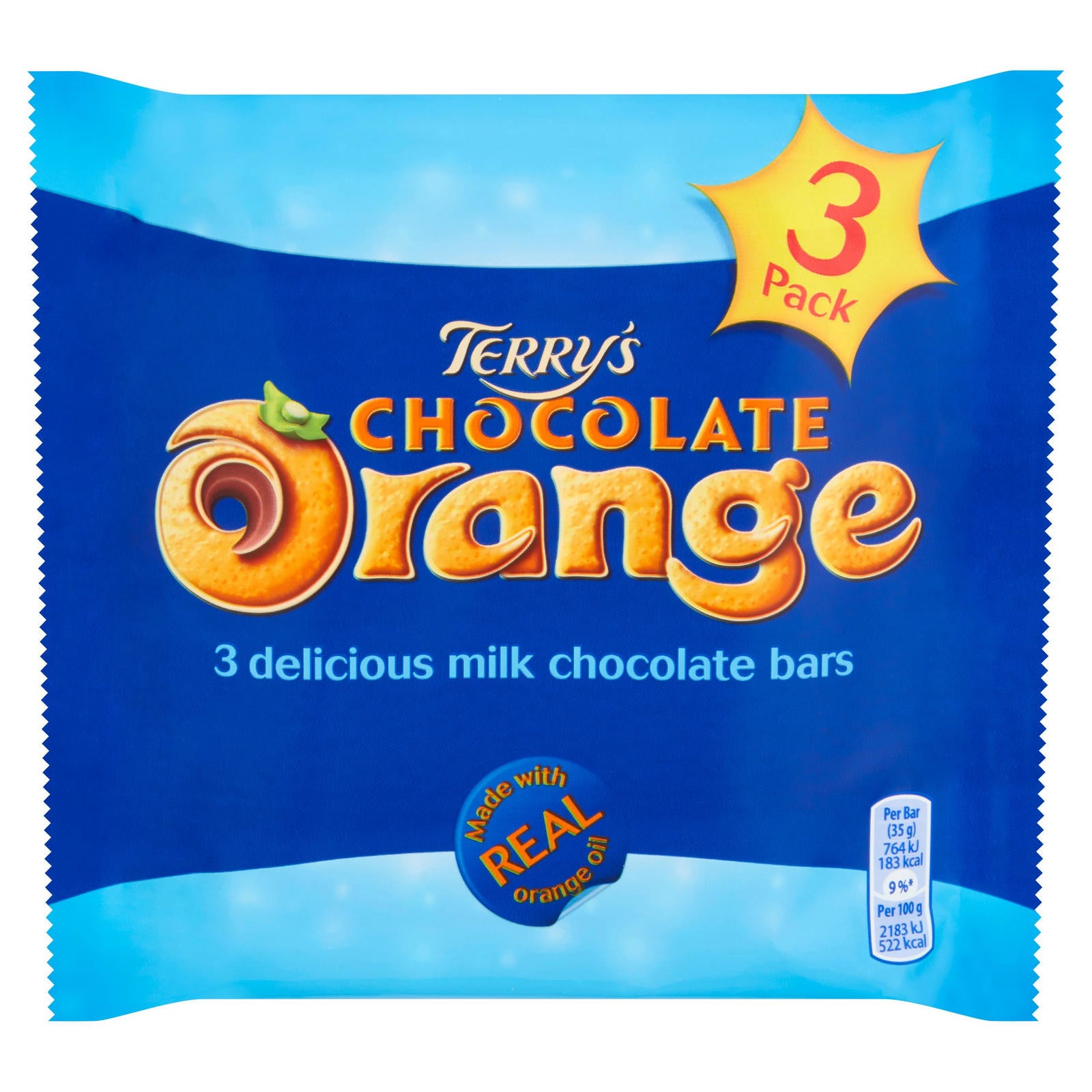 Terry's - Chocolate Orange Bar 3 Pack – candyonlinenl1
