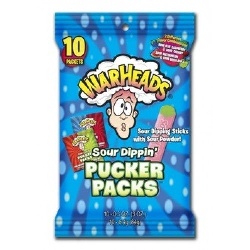 Warheads - Sour Dippers Puckers Pack 84 Gram – candyonlinenl1